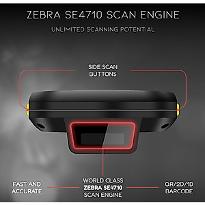 Chainway MC62 Wireless Android Barcode Scanner Handheld with Integrated Zebra 2D/1D/QR Code Reader, Android 13, Google Play, WiFi, NFC, GPS, Bluetooth, Keypad, for Inventory Scanning (Build Your Own)