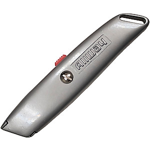 ALLWAY RK4 Retractable Utility Knife with Delrin Slider and 3 Blades