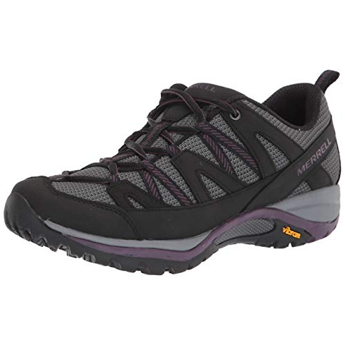 Merrell womens Siren Sport 3 Hiking Shoe, Black/Blackberry, 9 US