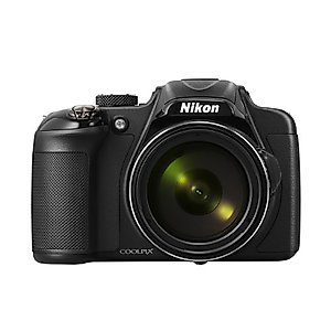 Nikon COOLPIX P600 16.1 MP Wi-Fi CMOS Digital Camera with 60x Zoom NIKKOR Lens and Full HD 1080p Video (Black) (Discontinued by Manufacturer)