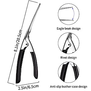 4 PCS Shrimp Deveiner Tool and Peeler, Stainless Steel Shrimp Peeler and Shrimp Cleaner Knife, Easy to Use Shrimp Deveiner, Kitchen Tools