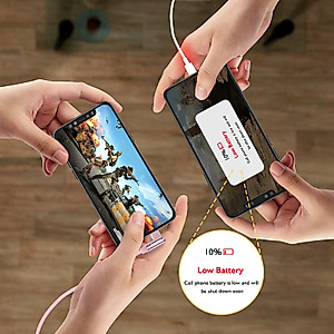 2 Pack 90 Degree iPhone Charger 10Ft Mfi Certified Lightning Cable Right Angle Long Nylon briaded Cord Compatible with Apple iPhone 14 13 12 11 Pro Max XS XR X 8 7 6 5 Plus iPad (Pink)