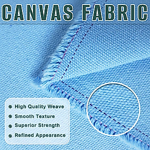 Cotton Canvas Fabric 60x40 Inches, Thick Canvas Fabric, 10oz, Suitable for Painting, Sewing, Bag,Crafts, Embroidery, Handmade Home Decor (Black)