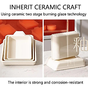 SLONUVLND Tamagoyaki Pan,Japanese Omelette Pan, Ceramic Tamagoyaki Egg Pan, Non Stick Rectangle Pan,Small Frying Pan 6 X 7 Inch Black