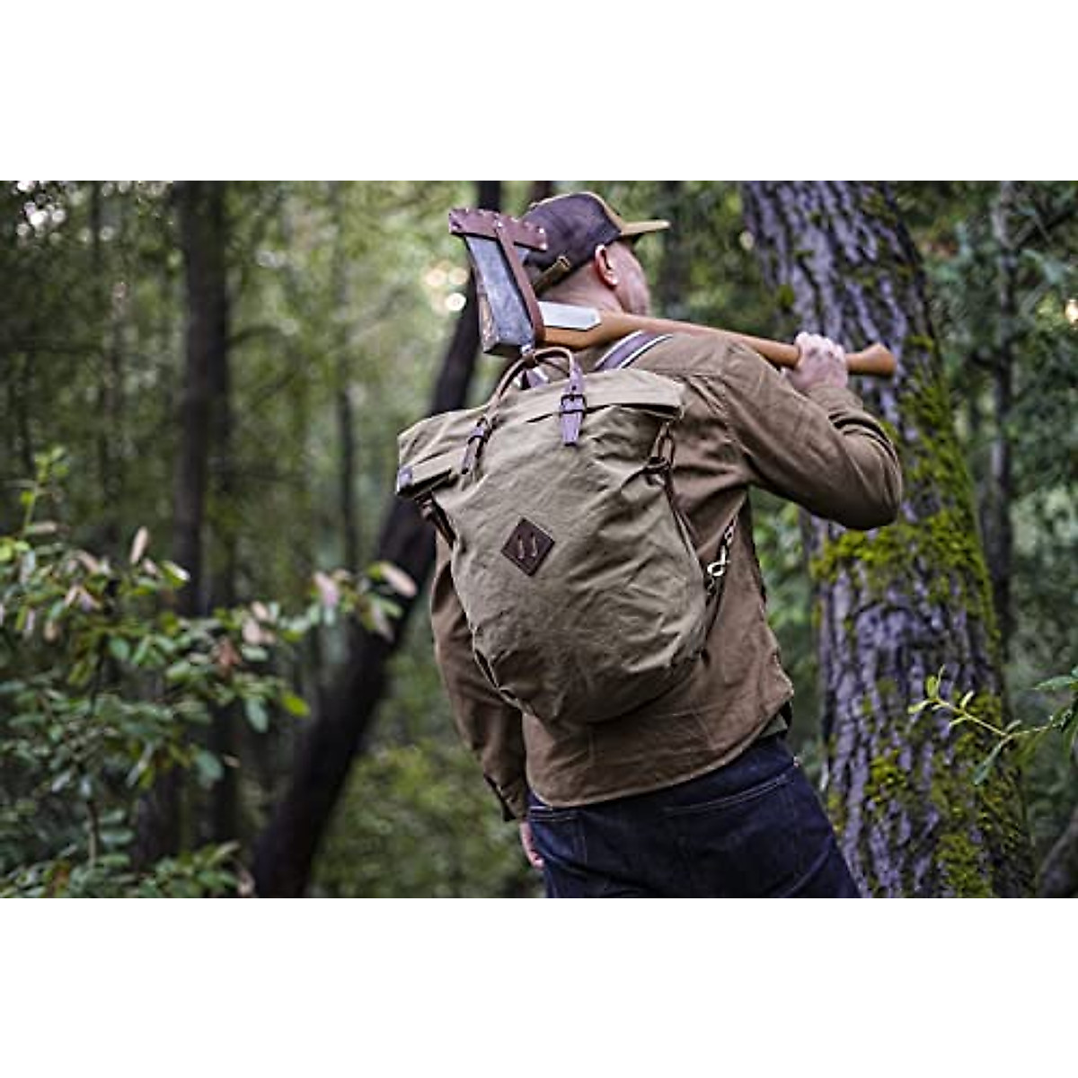 Helko Werk Helko Werk Leather Axe Sheath (Medium) - Genuine Leather Sheath for Axes and Hatchets Leather and Hatchet Cover and Axe Cover (Medium)