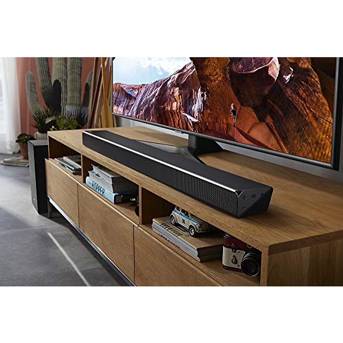 SAMSUNG 2.1 Soundbar HW-R550 with Wireless Subwoofer, Bluetooth Compatible, Smart Sound Mode, Game Mode, 320-Watts