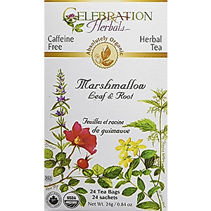 CELEBRATION HERBALS Marshmallow Leaf & Root Organic 24 Bag, 0.02 Pound