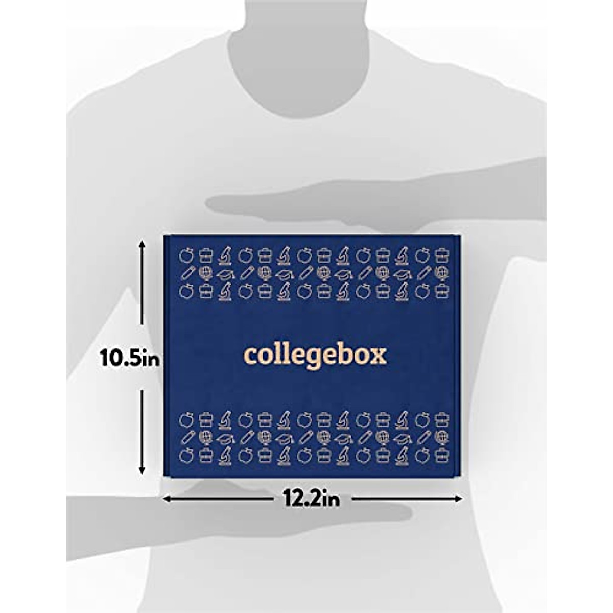 COLLEGEBOX Snack Box (50 Count) Finals Variety Pack Care Package Gift Basket Adult Kid Guy Girl Women Men Birthday College Student Office School