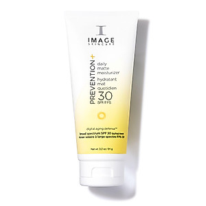 IMAGE Skincare, PREVENTION+ Daily Matte Moisturizer SPF 30, Zinc Oxide Mattifying Face Sunscreen Lotion, Amazon Exclusive, 3.2 oz
