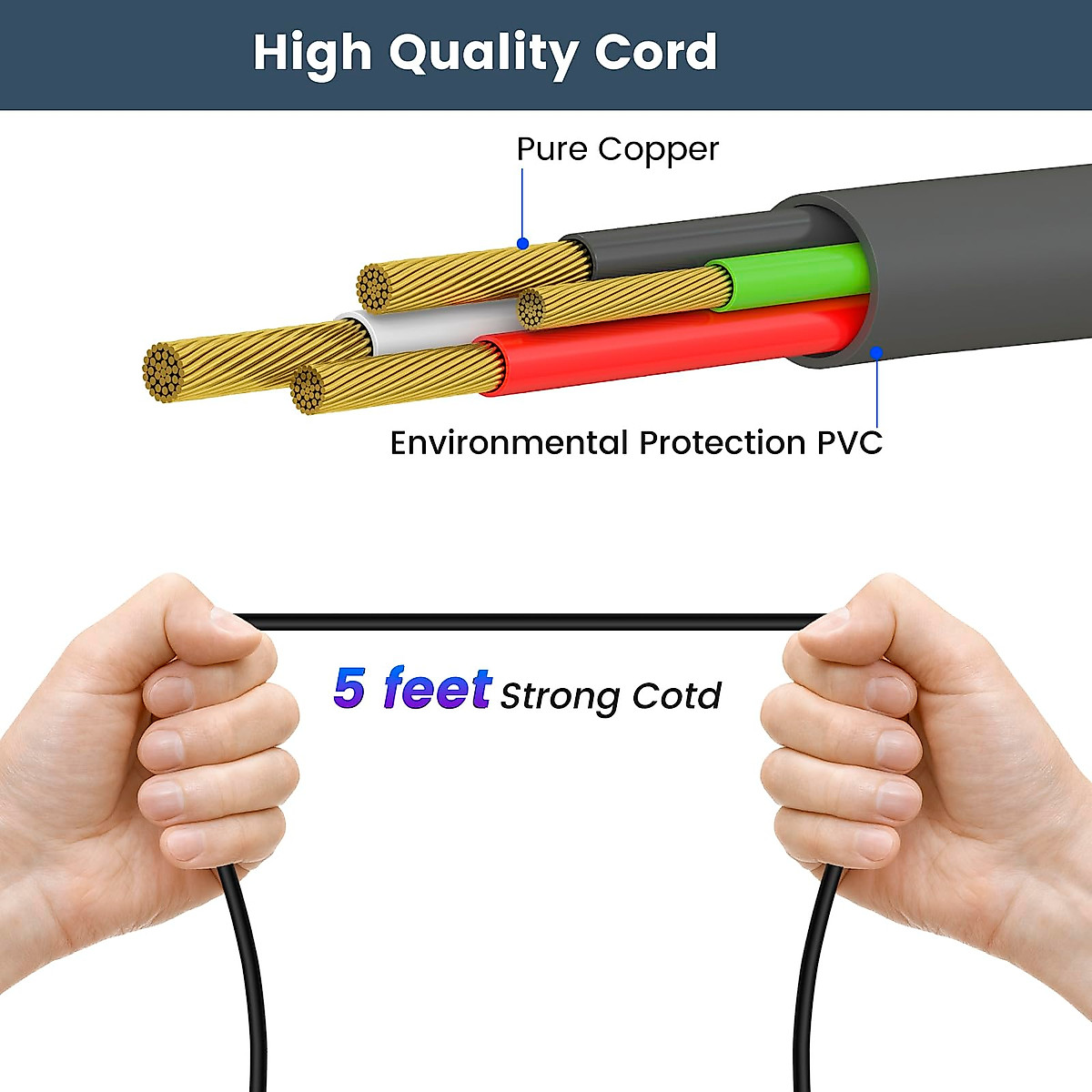 IOKOFJOA 4.9V Charger for Andis Slimline Pro Hair & Beard Trimmer Compatible with Andis D-8 32400 32475 32810 32690 33785 32445 32485 32490 32680 Lithium-Ion Battery Hair Clipper Power Cord