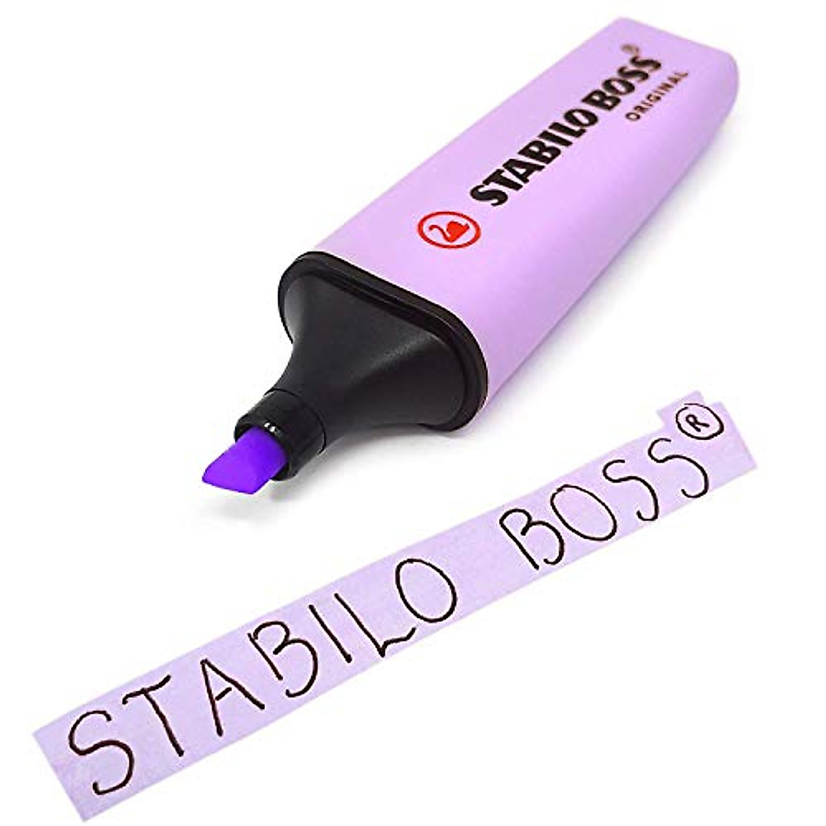STABILO BOSS Original Pastel Highlighter Marker Pens – Full Set of 6 + Lilac Haze