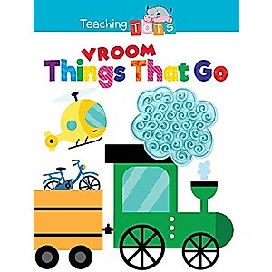 Things That Go Vroom - Silicone Touch and Feel Board Book - Sensory Board Book