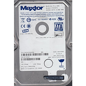 7H500F0, Code HA431DD0, NGBA, Maxtor 500GB SATA 3.5 Hard Drive