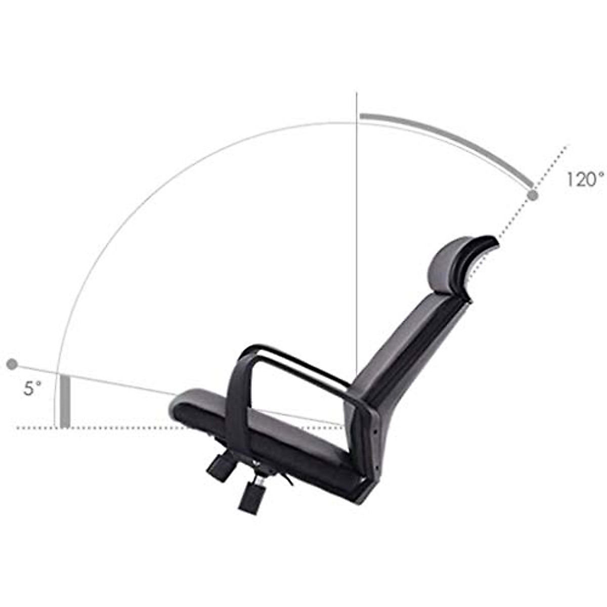 Family High Back Executive Office Chair Swivel Desk Chair Ergonomic Design Office Chair Swivel Chair Lifting Rotating Office Cushion Cushion (Color : White)