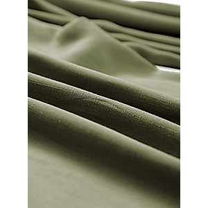 Dokotoo 2023 Stylish Women's Plus Size Wide Leg Palazzo Pants Spring Summer Lightweight Sport Elastic High Waist Yoga Pant with 2 Side Pockets for Women Green XL