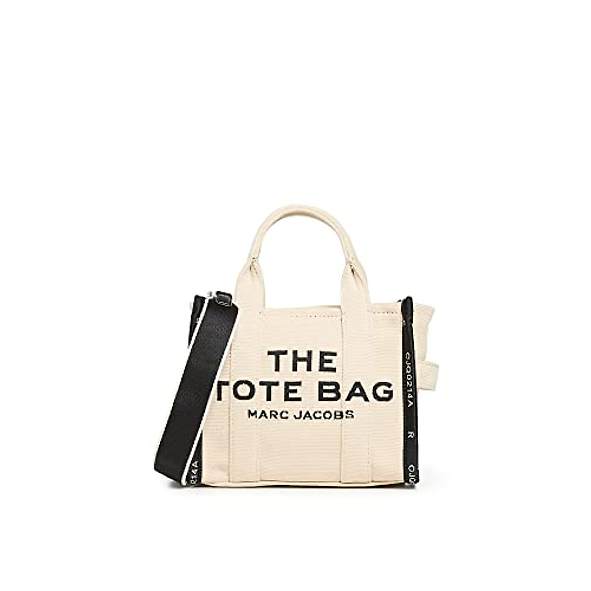 Marc Jacobs Women's The Jacquard Mini Tote Bag, Warm Sand, Tan, Graphic, One Size