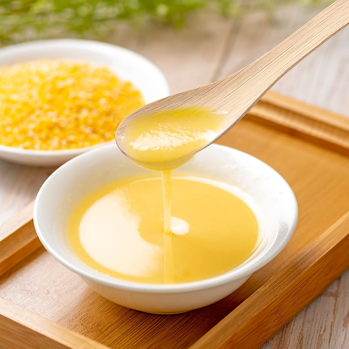 Bamboo Spoons -200 Count Disposable Spoons 5.51" Heavy Duty, Heat Resistant, Compostable Spoons for Eating 100% Biodegradable Renewable Cutlery Bulk for Parties/Picnics/Big Event/Daily Use/Travel