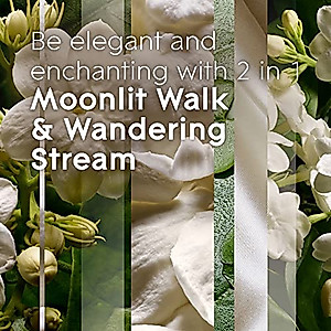 Glade Candle Jar, Air Freshener, 2in1, Moonlit Walk & Wandering Stream, 3.4 Oz, 2 Count