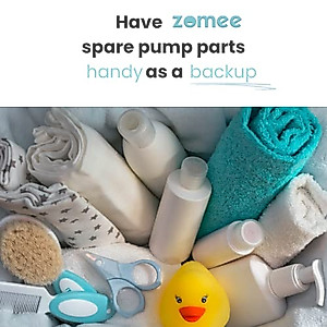 Zomee Flex Breast Nipple Shield Latch Assistance Inverted or Flat- Comfortable & Soft for Easy Pumping Use for Z1 Z2 Breast Pump (24 mm) 2 Pack