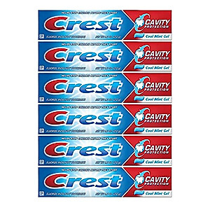 Crest Toothpaste Cavity Protection Cool Mint Gel (Pack of 6)