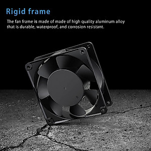 GDSTIME AXIAL Fan 12038, 110V 120V AC 120mm Fan, Ventilation Exhaust Projects Cooling Fan