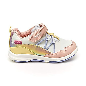 OshKosh B'Gosh Girls EverPlay Soley Sneaker, White Multi, 5 Toddler
