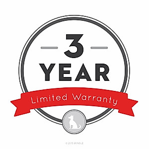 BRINDLE Waterproof Memory Foam Pet Bed - Removable and Washable Cover - 4 Inch Orthopedic Dog and Cat Bed - Fits Most Crates,Mocha Blue