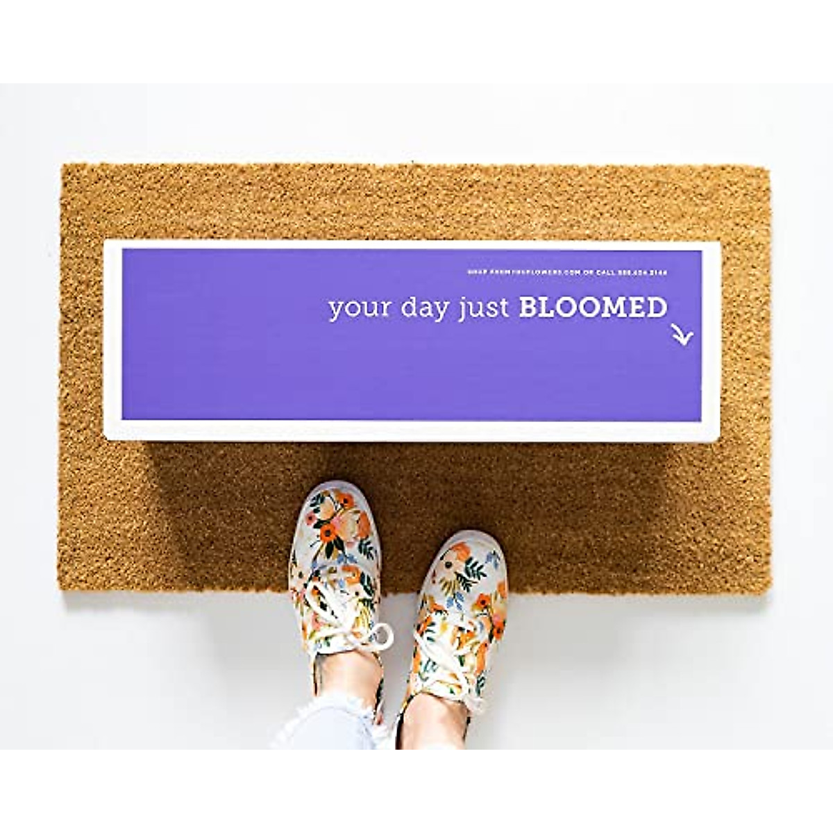 From You Flowers - One Dozen Rainbow Roses with Free Vase (Fresh Flowers)