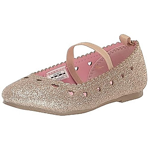 Carter's Ellaria Dress Shoe, Gold, 2 US Unisex Big Kid