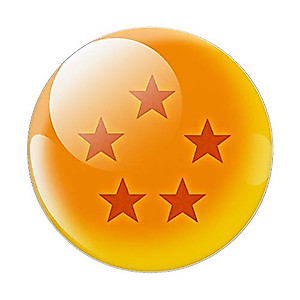 Dragon Anime 5-Stars Ball Manga Variety PopSockets PopGrip: Swappable Grip for Phones & Tablets