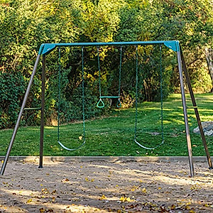 Lifetime Metal Swing Set, Earthtone