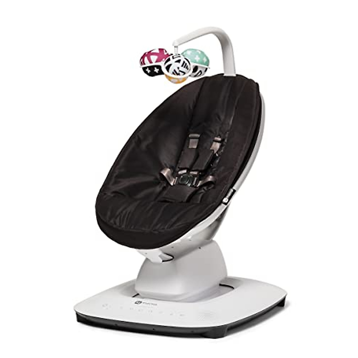 4moms MamaRoo Multi-Motion Baby Swing, Bluetooth Enabled with 5 Unique Motions, Black