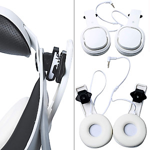 HUAYUWA Virtual Reality Relieve Pressure Head Strap with Headphones Headset Fit for Oculus Quest 2 VR Glasses Accessories