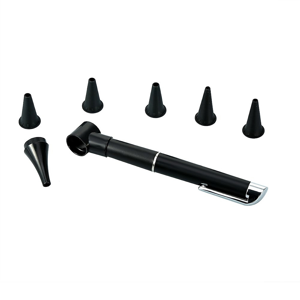 Portable Battery Power Black LED Light Pen, Ear Penlight, Clinical Penlight, for Nurses Doctor