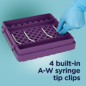 Practicon Cool Cassette 2 Silicone Autoclave Cassette for Dental Instruments, Size 14 Instrument Tray, Blue