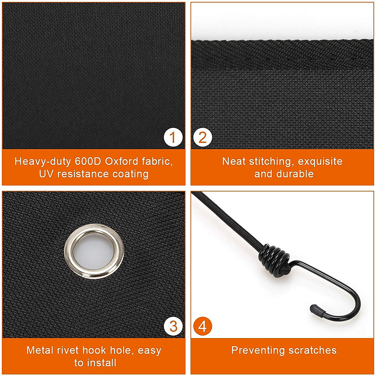 Coitak Air Conditioner Cover for Outside Units, Winter AC Defender, Heavy Duty Waterproof Top Air Conditioner Cover (36 x 36 inch)