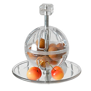 Featherland Paradise | Cage Mounted Buffet Ball | Interactive Bird Toy and Treat Dispenser | Creative Foraging Systems | Ideal for Medium to Extra Large Birds