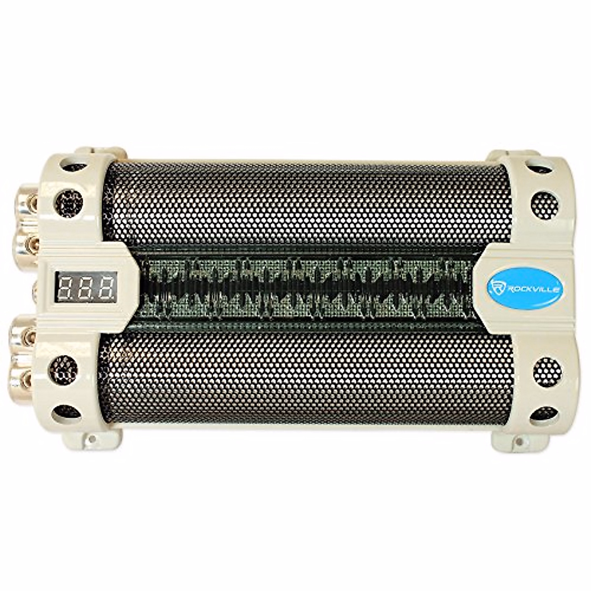 Rockville RFC50F 50 Farad Capacitor Blue Voltage Display