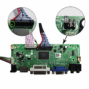 HDMI VGA Audio Controller Board for 1920x1080 LM215WF4-TLE9 LM230WF5-TLD1 M236HGE-L10 30Pins LVDs LCD Screen 21.5" 23" 23.6"