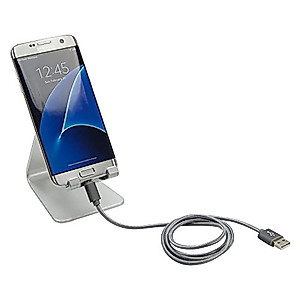 BoxWave Cable Compatible with Garmin RV 1090 (Cable by BoxWave) - Micro USB DuraCable, Braided Micro USB Charging Cable for Garmin RV 1090 - Space Grey