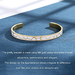 SAM & LORI Best Friend Gift Motivational Cuff Bracelet for 16 Years Old Secret Message Inspirational Bracelets for Women Teen Sister Daughter Birthday Beautiful You Can Do Hard Things