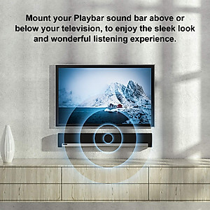 Wall Mount for Sonos Playbar Mounting Bracket Compatible with Sonos Playbar Soundbar TV Mount