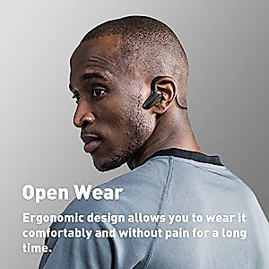 JussXper Open Bluetooth Bone Conduction Sports Headset - Sweat-Proof and Drop-Proof, Lightweight and Comfortable, Sports and Running Wireless Headset - no Damage to The Eardrum, Long Battery Life.