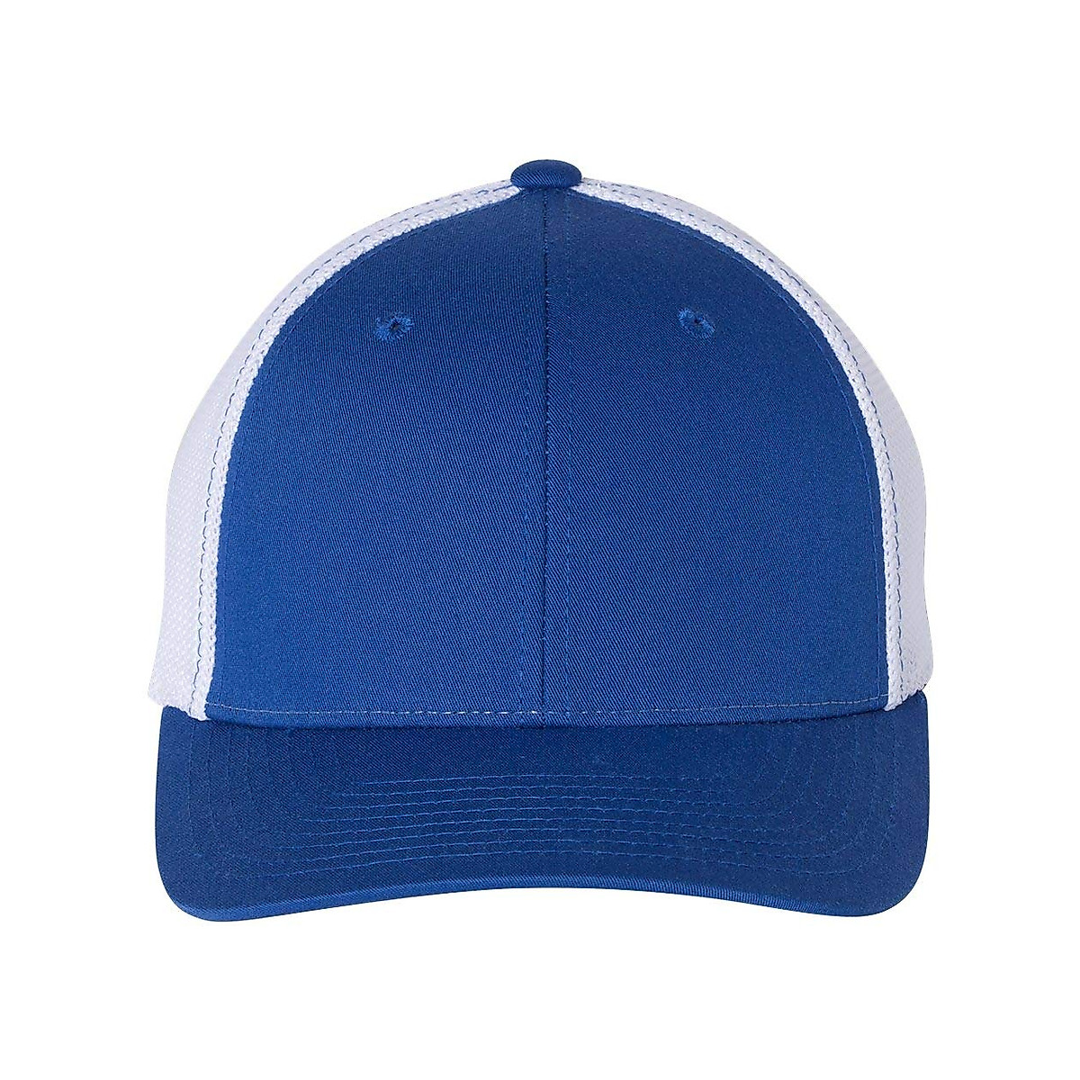 Richardson Fitted Trucker with R-Flex L/XL Royal/ White