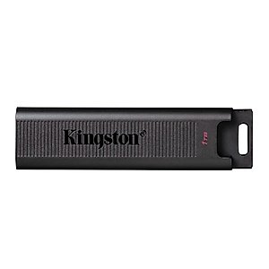Kingston 1TB DataTraveler Max USB 3.2 Gen 2 Type-C Flash Drive (2-Pack) Bundle with Fuse USB-C OTG Cable (3 Items)