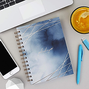 PLANBERRY Password Book Premium – Alphabetized Internet Address Organizer with A-Z Tabs – Website & Computer Password Keeper with Alphabetical Tabs – 6.2x7.7″, Hardcover (Ocean Depths)