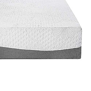 Olee Sleep 10 Inch Gel Layer Top Memory Foam Mattress - Queen, Medium Plush