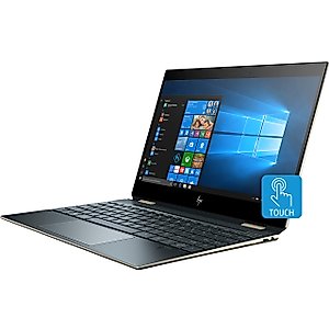 HP Spectre x360 13 2-in-1 Laptop: Core i7-8565U, 16GB RAM, 512GB SSD, 13.3" 4K UHD Touchscreen Display, Backlit Keyboard, Fingerprint Reader
