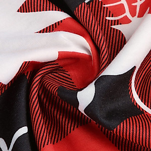 Christmas Pajamas for Family 2023 Pjs Matching Sets Red Plaid Xmas Holiday Sleepwear Long Sleeve Shirts Jammies Clothes