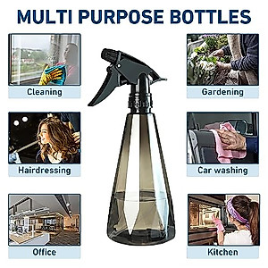 NAGRIS Empty Bottle 17Oz Plant Flower Watering Cans Manual Water Pot Household Garden Watering Tools Refillable Sprayer Atomizer
